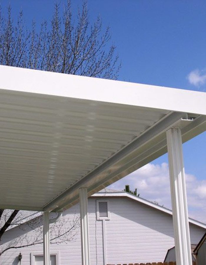 Carport patio cover - Lightning Rain Gutters